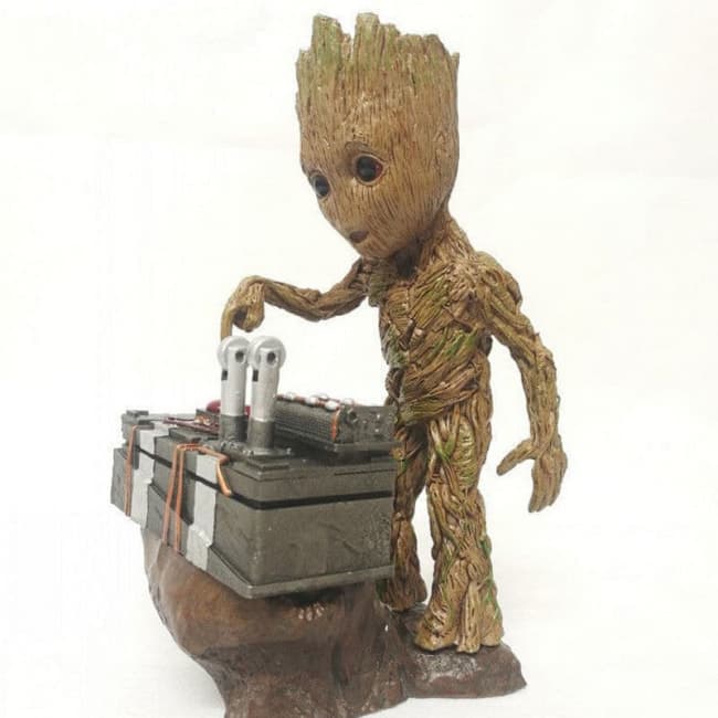 6" Groot Guardians of the Galaxy Vol. 2 Push Bomb Button Figure | Toy ...