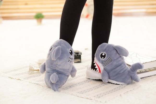 Big Shark Eating Feet Slippers | Toy Game World