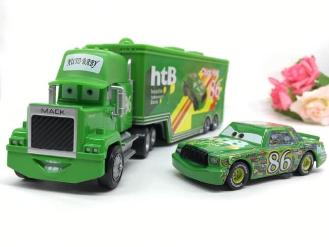Disney Pixar Cars Toy Mack Truck Playset, Chick Hick (Auto Baby) | Toy ...