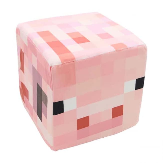 Minecraft Block Pillows - Pig | Toy Game World