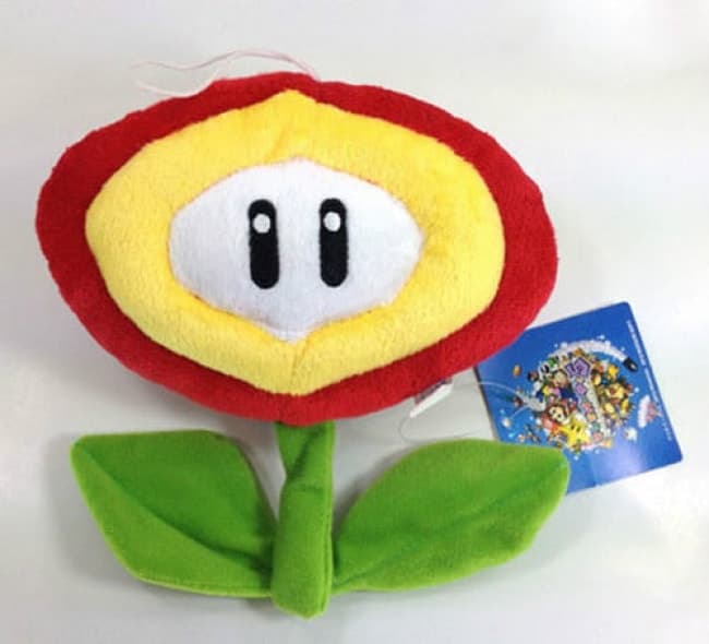 Super Mario Power Flower Soft Plush Toy 20cm | Toy Game World
