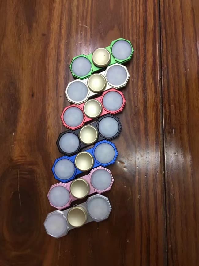 Solid Metal 2 Sided Fidget Spinner | Toy Game World