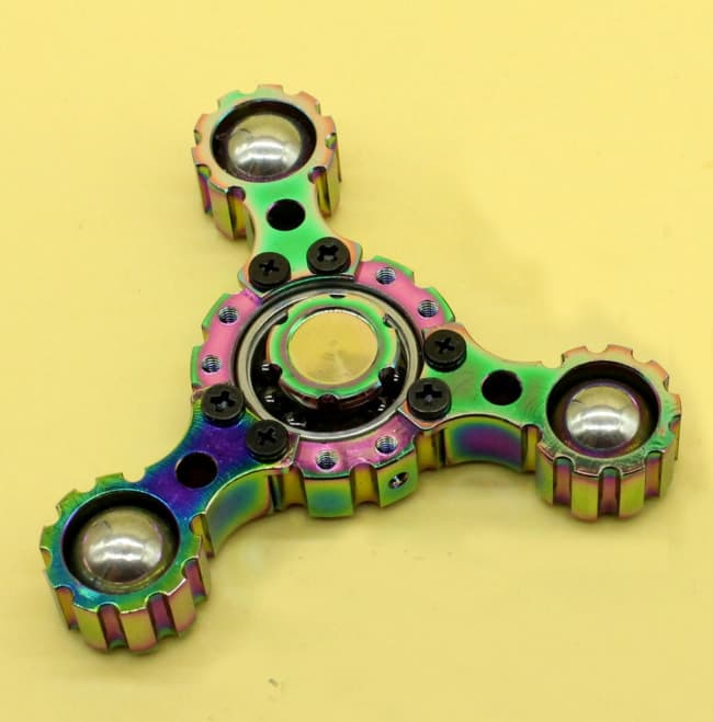 Octopus Bearing Rainbow EDC Fidget Spinner | Toy Game World