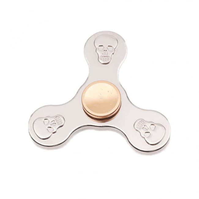 Metal Small Skull Shaped Fidget Spinner | Toy Game World
