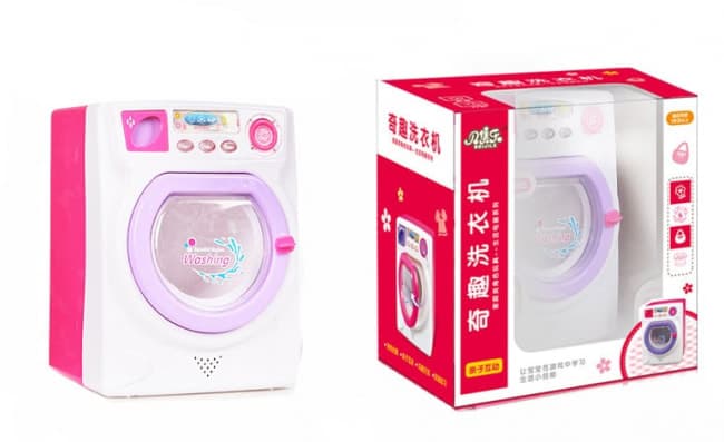 Little Treasures Baby Home Miniature Pretend Washing Machine Playset ...